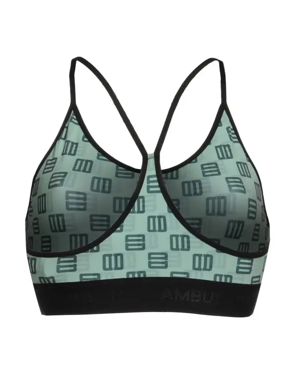 AMBUSH Logo-print Sports Top - Sage Green