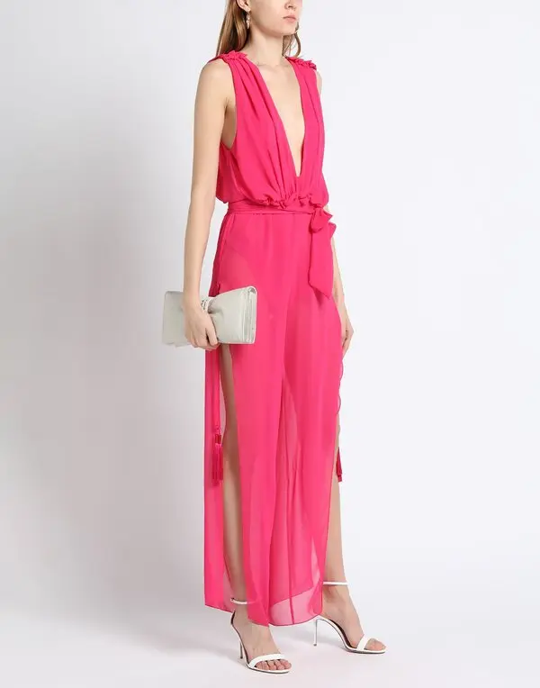BABYLON Crepe Jumpsuit - Fuchsia