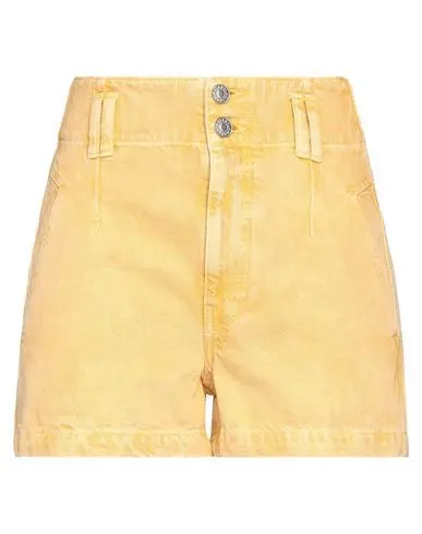MARANT ETOILE High Waisted Denim Shorts - Marigold
