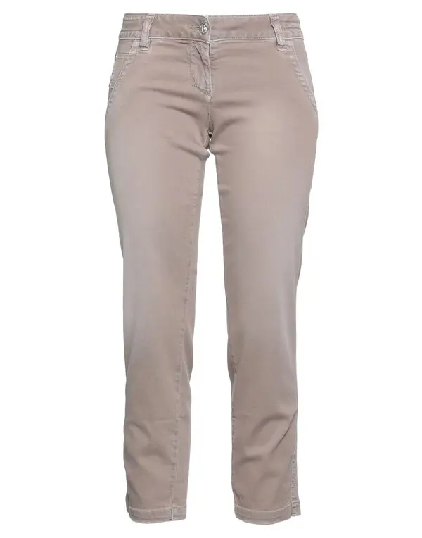JACOB COHЁN Straight-leg Jeans In Cotton And Elastane - Beige