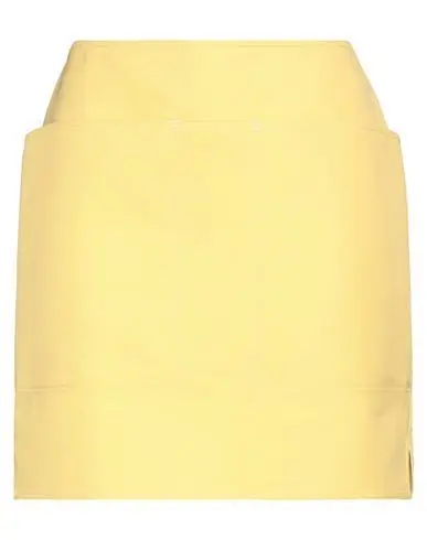 Max Mara Mini Cotton Pencil Skirt - Yellow