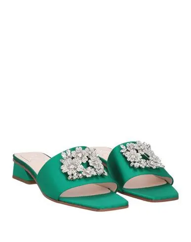 ROGER VIVIER Textile Sandals - Green