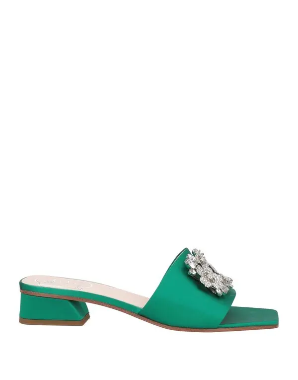 ROGER VIVIER Textile Sandals - Green