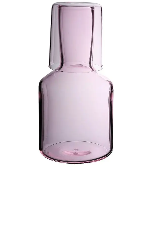 MAISON BALZAC J'ai Soif Carafe Set In Rose - Pink