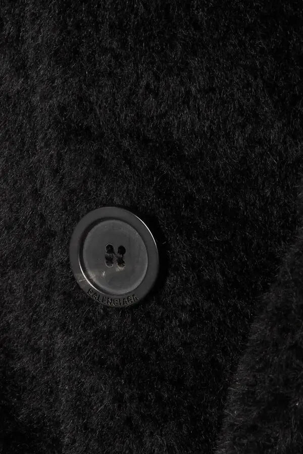 Balenciaga Hourglass Double-breasted Wool-blend Twill Coat