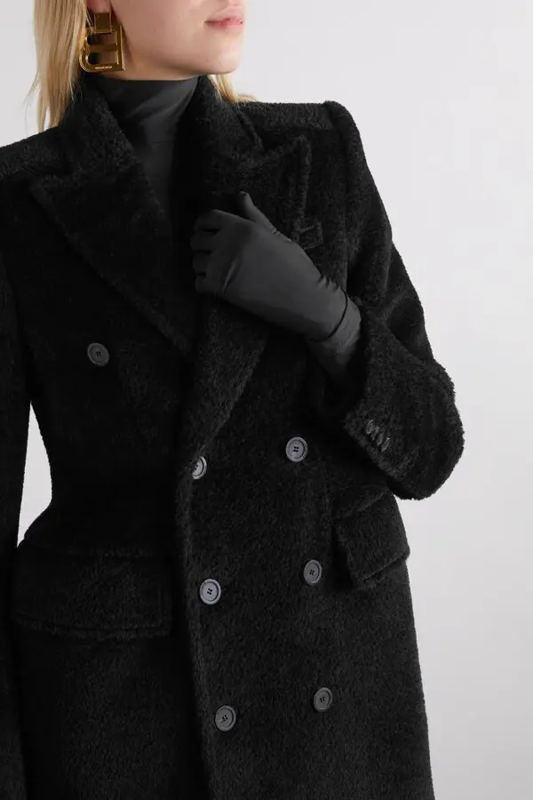 Balenciaga Hourglass Double-breasted Wool-blend Twill Coat