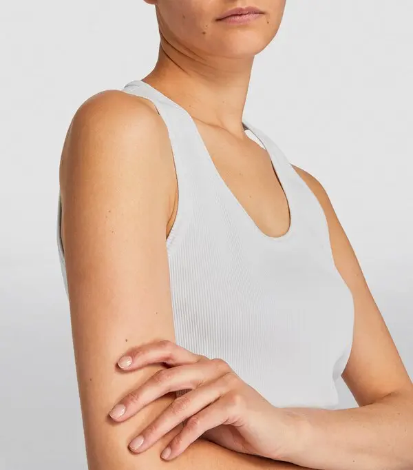 Bottega Veneta Stretch-cotton Tank Top - White