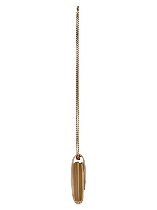 Saint Laurent Cassandre Chain Wallet - Seasalt