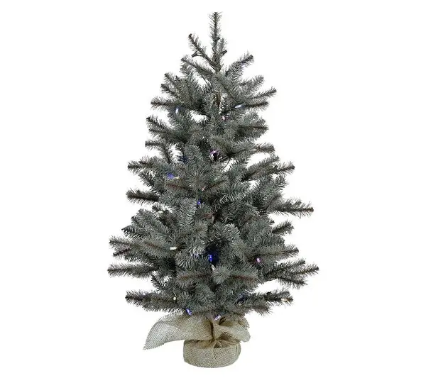 FRASER HILL FARM 3-ft. Heritage Pine Artificial Tree With Burl