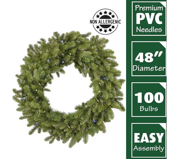 FRASER HILL FARM 48' Grandland Holiday Wreath