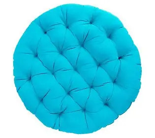 SORRA HOME 48' Suede Round Papasan Cushion - One-color