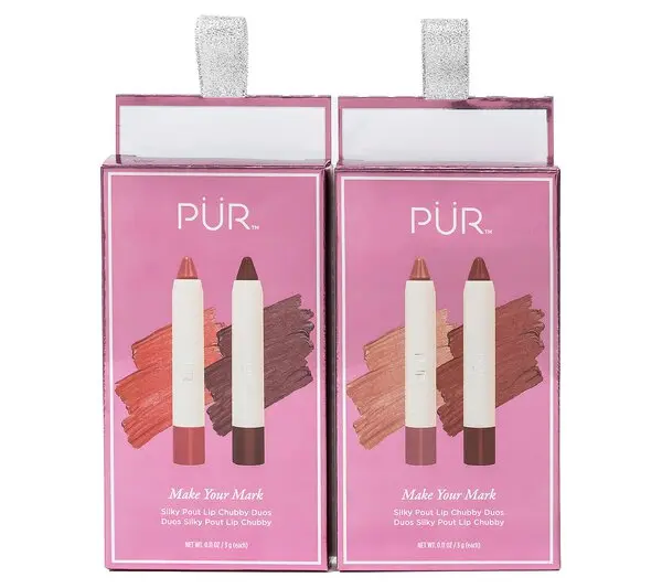 PUR Make Your Mark Silky Pout Creamy Lip Chubby Duos - One-color