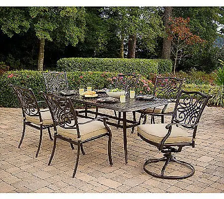 HANOVER Traditions 7-piece Outdoor Dining Set