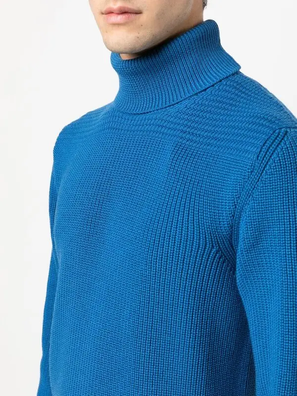 Orlebar Brown Chunky-knit Roll Neck Jumper