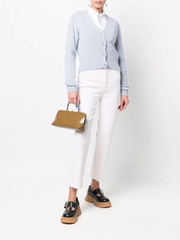 Ami De Coeur V-neck Cardigan - Blue