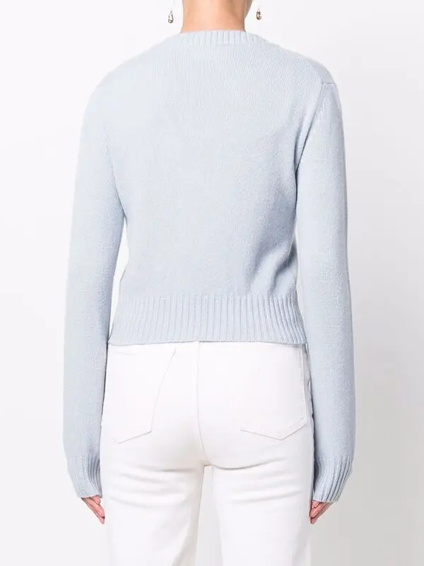 Ami De Coeur V-neck Cardigan - Blue