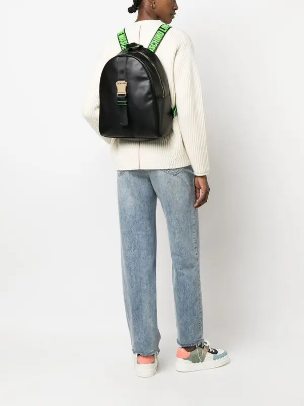 Moschino Logo-buckle Backpack