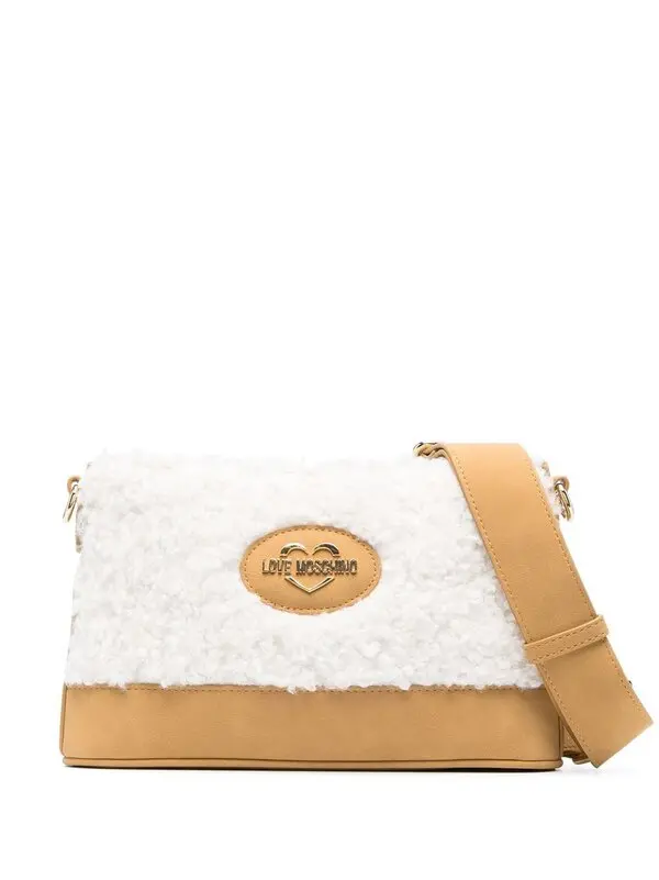 Moschino Faux-shearling Crossbody Bag