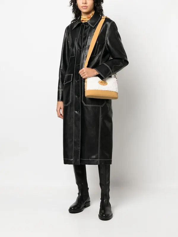 Moschino Faux-shearling Crossbody Bag