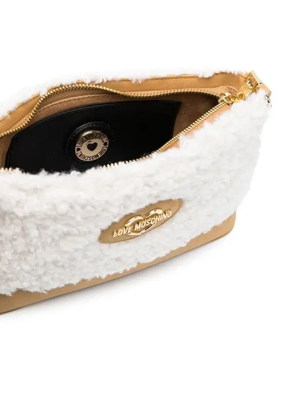 Moschino Faux-shearling Crossbody Bag