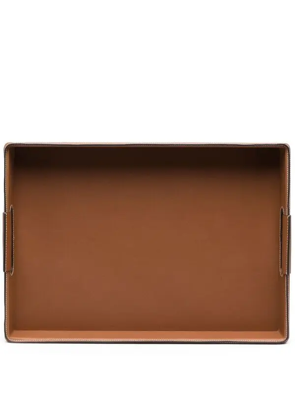 Ralph Lauren Wyatt Small Leather Tray - Brown