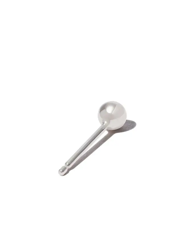 MARIA TASH 14kt White Ball Single Stud Earring