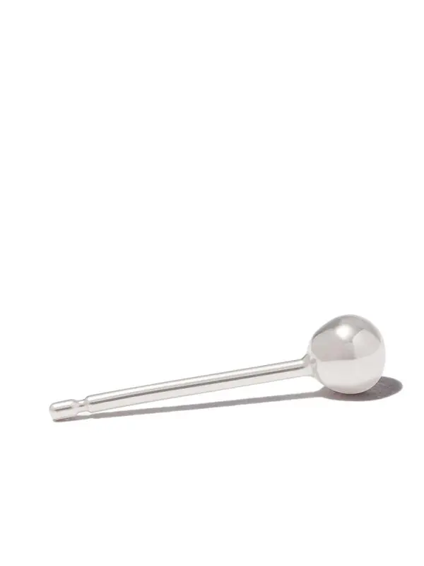 MARIA TASH 14kt White Ball Single Stud Earring