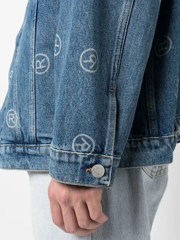 Martine Rose Motif-print Denim Jacket