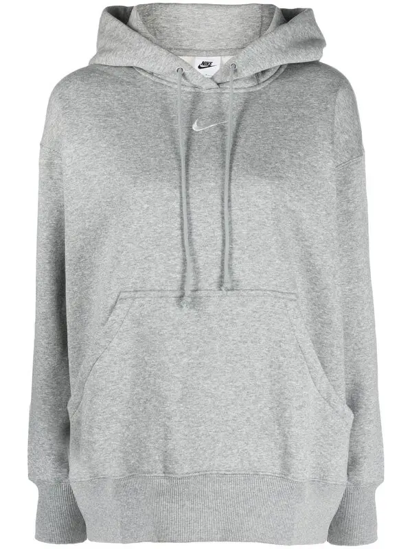 Nike Oversized Mélange Hoodie - Grey