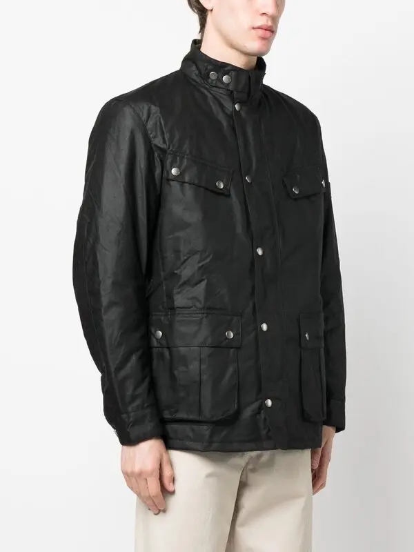BARBOUR INTERNATIONAL Duke Cotton Wax Jacket - Black