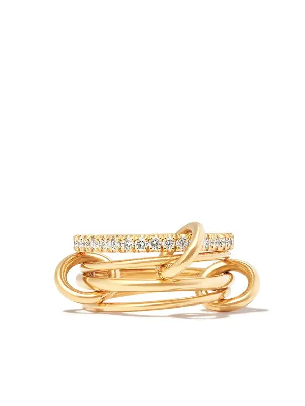 SPINELLI KILCOLLIN 18kt Yellow Pisces Diamond Ring