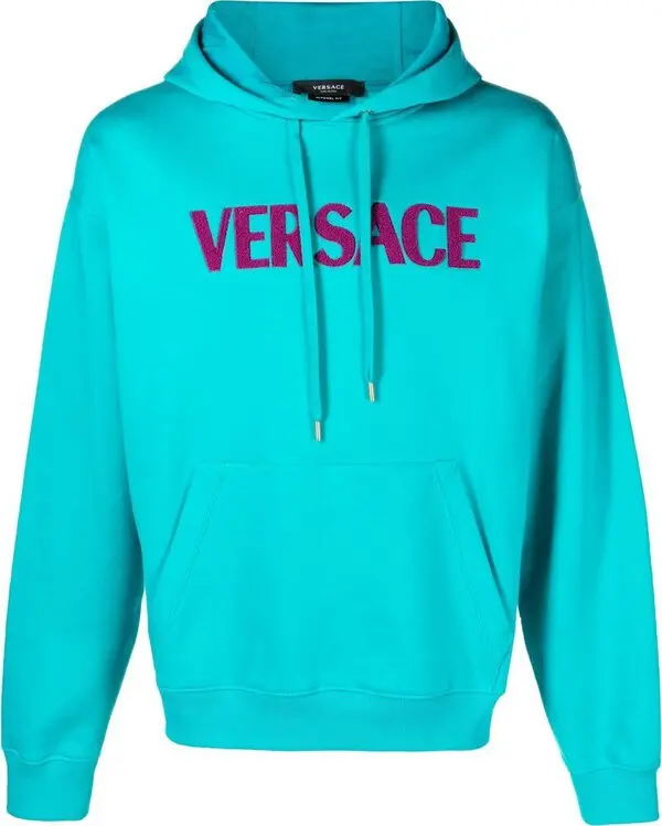 Versace Logo-print Pullover Hoodie