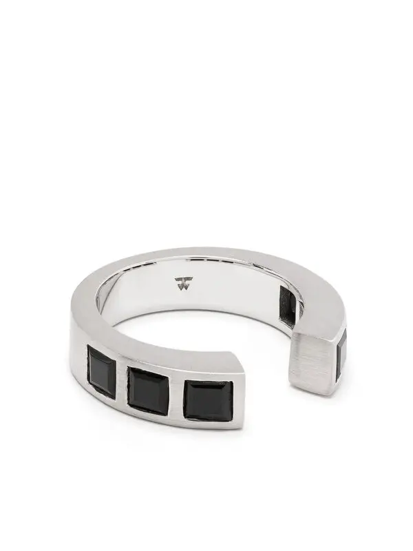 Tom Wood Vault Gate Square Ring - Silver