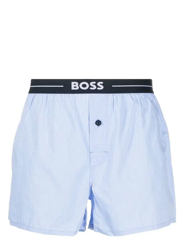 BOSS Two-pack Cotton Boxer Shorts - Blue