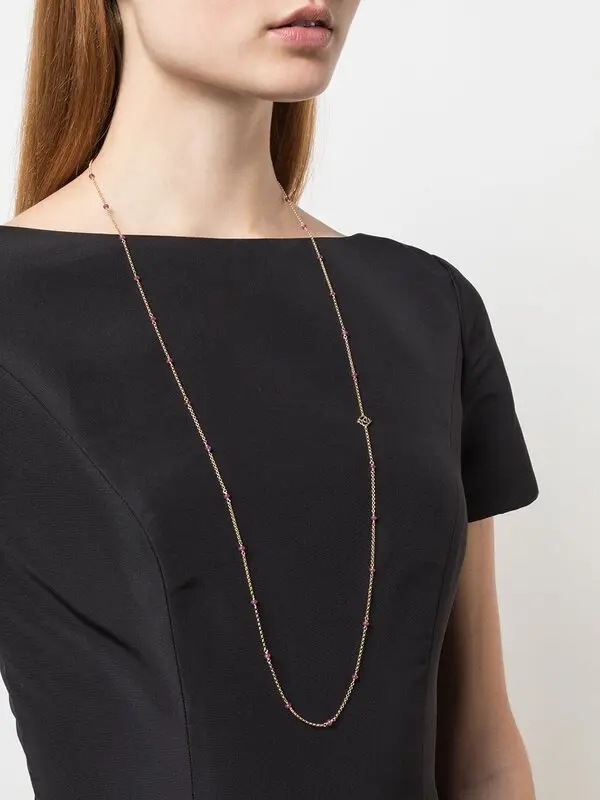 David Yurman 18kt Yellow Ruby Necklace