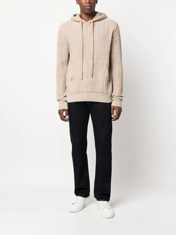 Emporio Armani Logo-patch Slim-cut Jeans