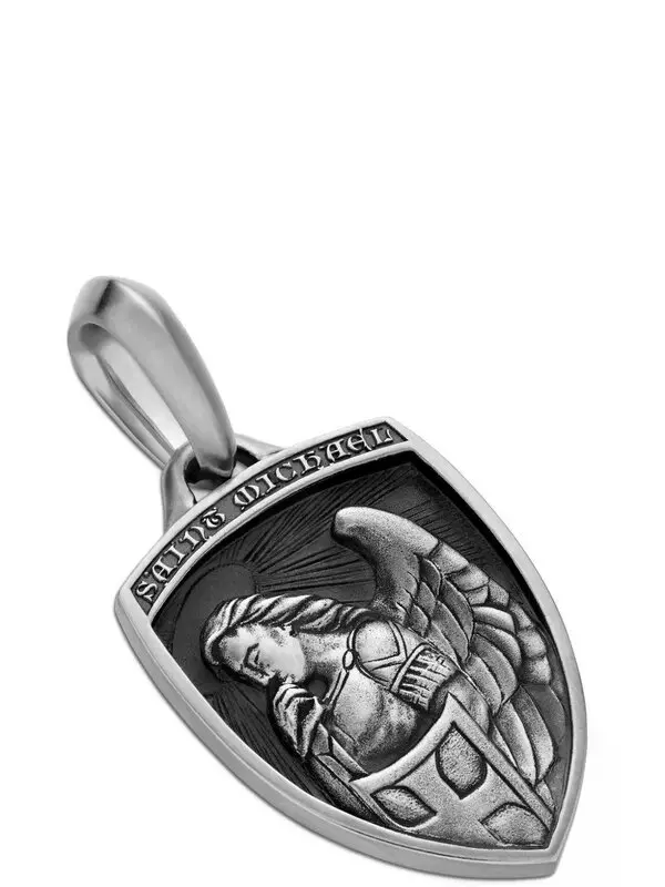 David Yurman Sterling St. Michael Amulet - Silver