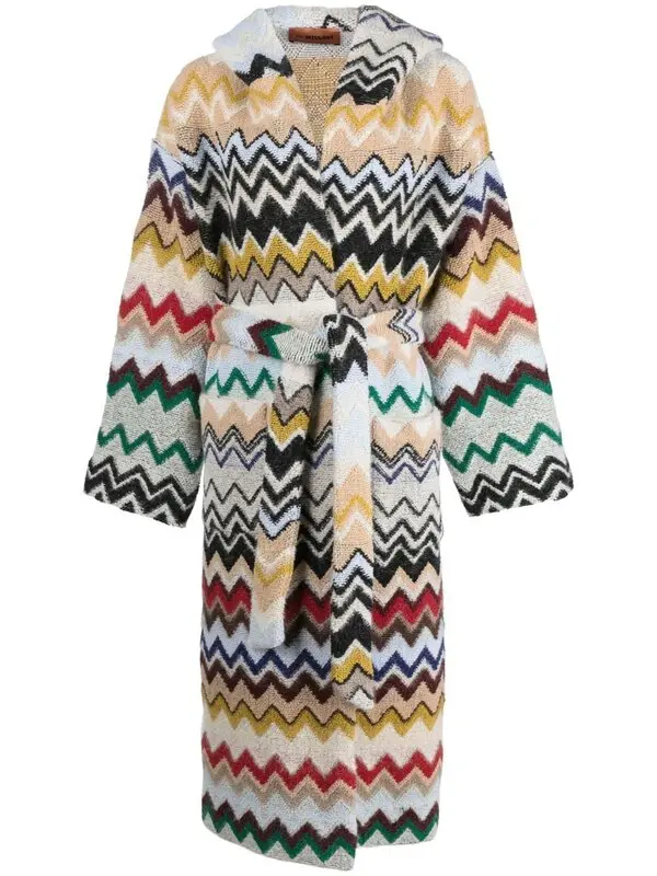 Missoni Zig-zag Belted Cardigan