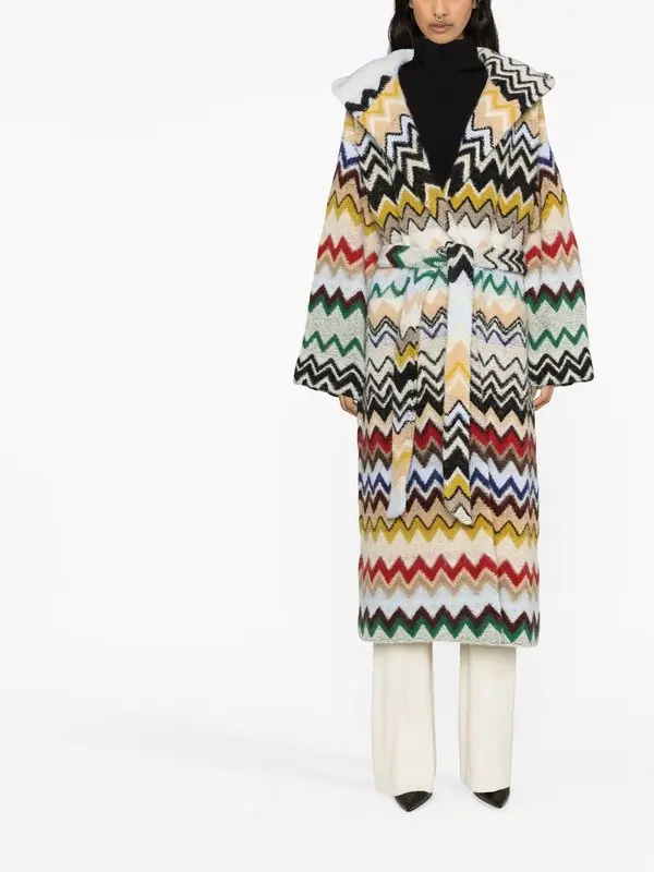 Missoni Zig-zag Belted Cardigan