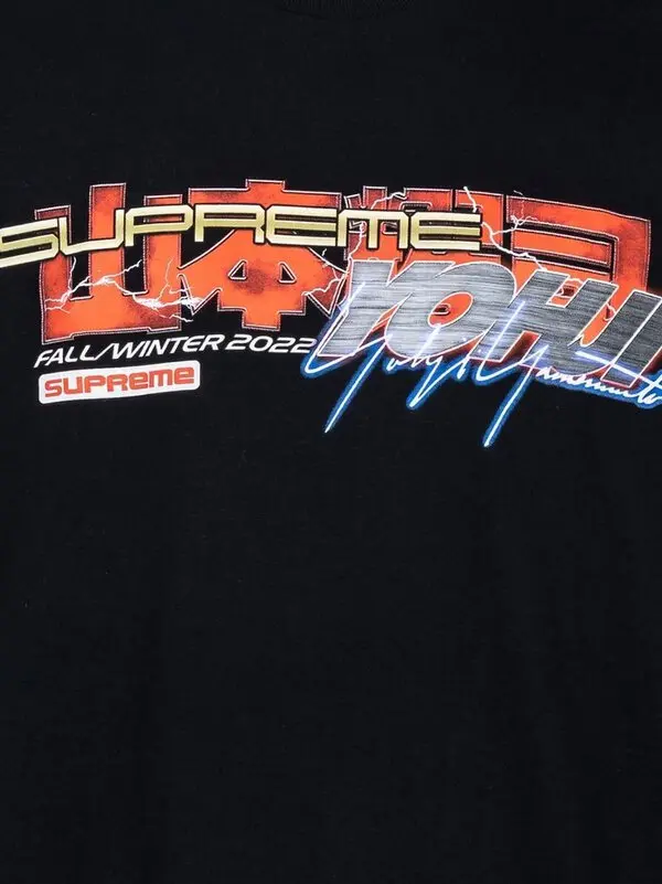 Supreme X Yohji Yamamoto Tekken T-Shirt - Black | Editorialist