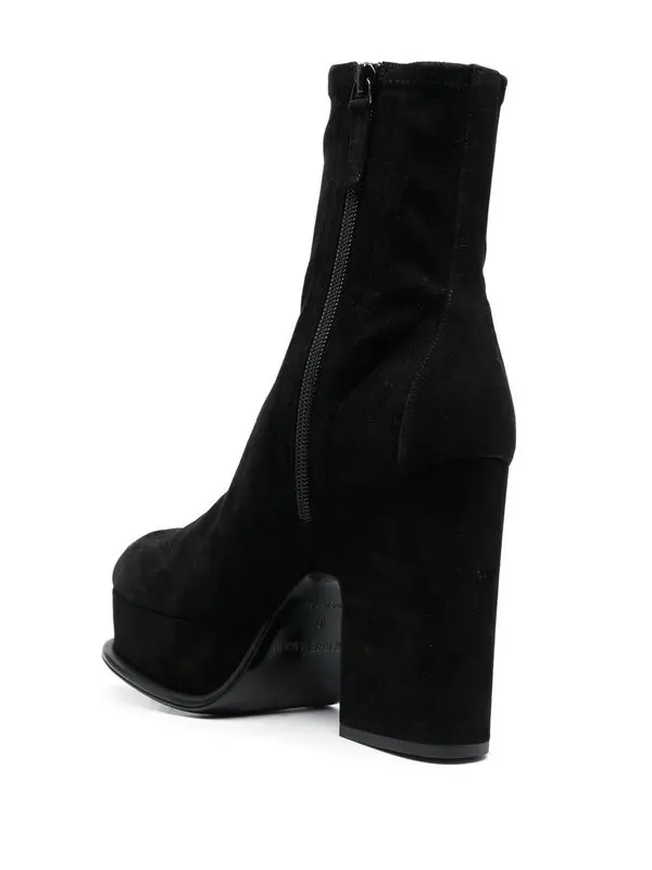 Pierre Hardy Suede Platform Boots