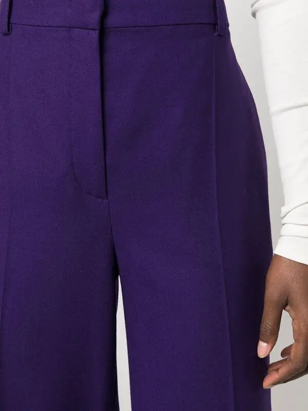 Alberta Ferretti High-waisted Tailored Trousers