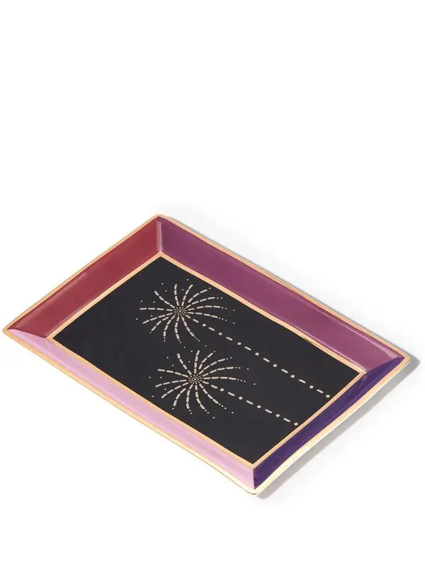 SUZANNE KALAN Porcelain Jewellery Tray - Purple