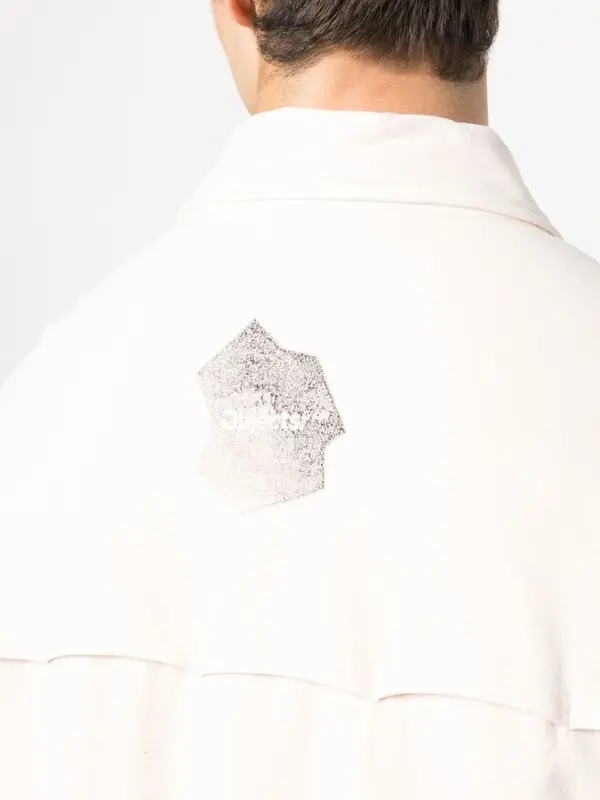 OBJECTS IV LIFE Logo-patch Shirt Jacket - Pink