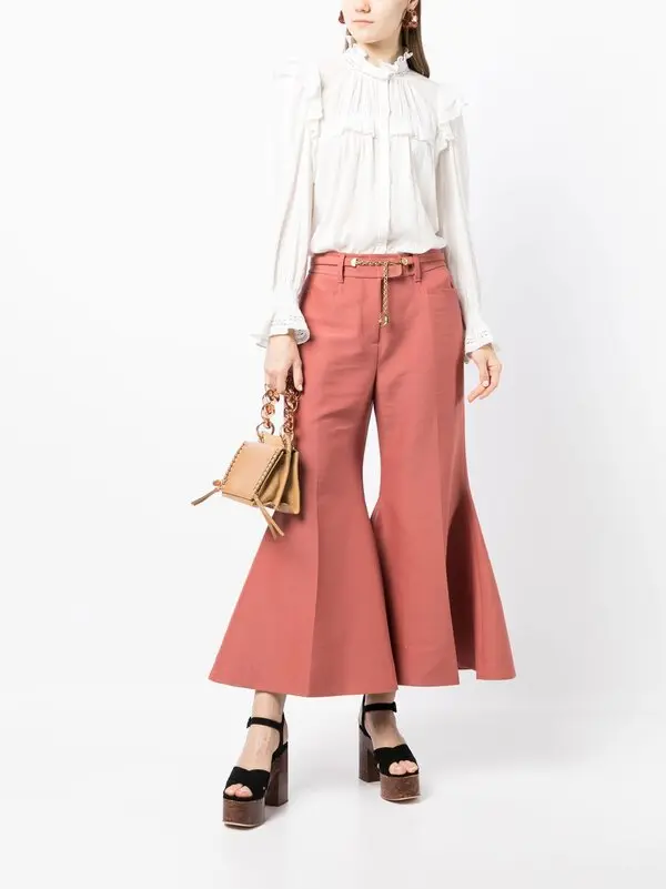Zimmermann Flared Cropped Trousers