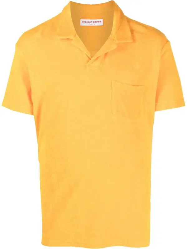Orlebar Brown Solid-color Polo Shirt - Orange