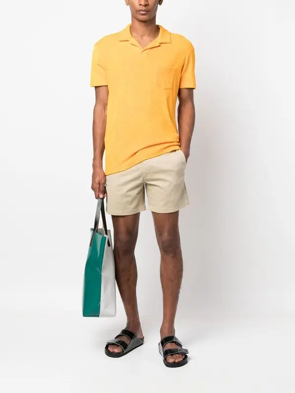 Orlebar Brown Solid-color Polo Shirt - Orange