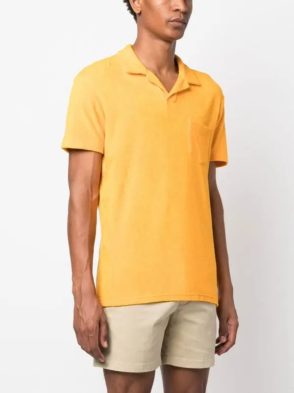 Orlebar Brown Solid-color Polo Shirt - Orange