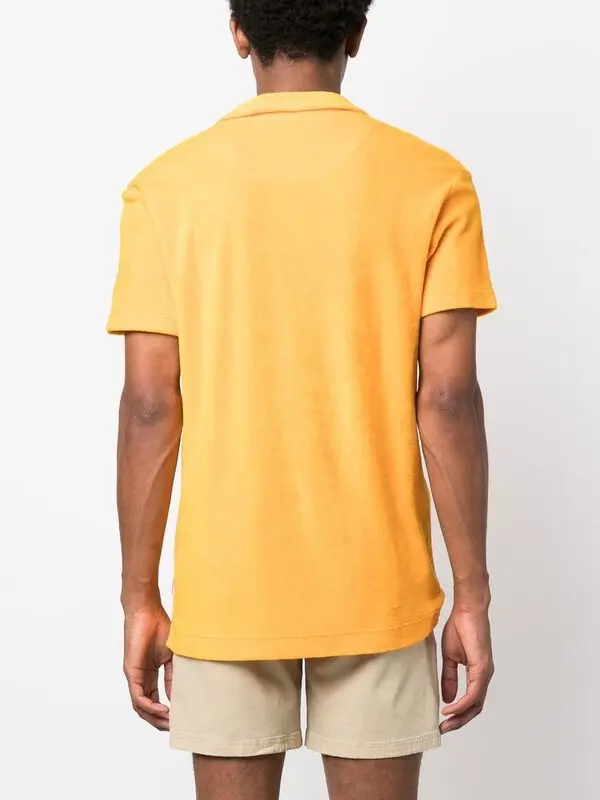 Orlebar Brown Solid-color Polo Shirt - Orange