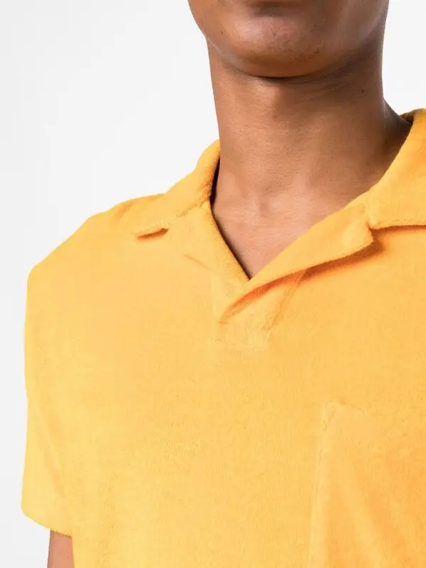 Orlebar Brown Solid-color Polo Shirt - Orange
